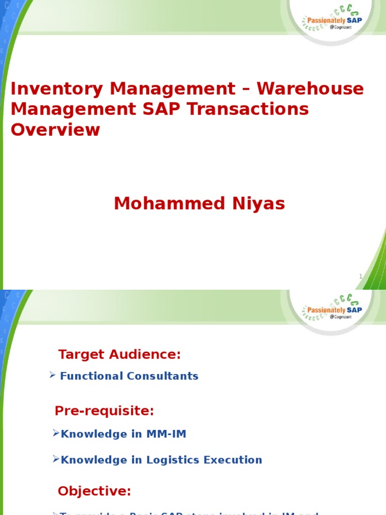 WM Inbound SAP Standard Process | PDF | Computing | Business