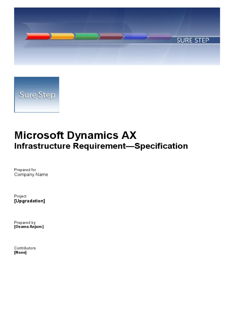 Infrastructure Requirements For AX 2012 | PDF | Microsoft Sql Server ... Infrastructure Requirements For AX 2012 | PDF | Microsoft Sql Server ...
