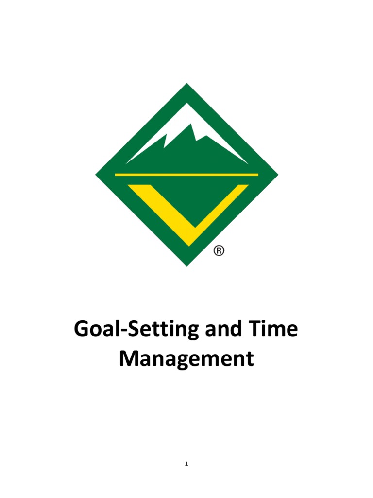 Goal Setting Time Management | PDF | Time Management | Professional Skills