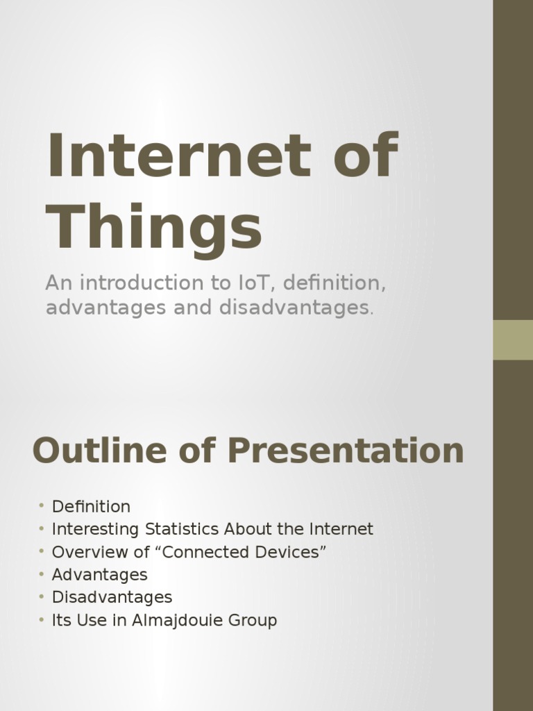 Internet of Things: An Introduction To Iot, Definition, Advantages and ...