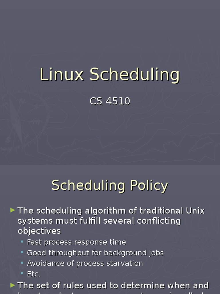 Linux Scheduling | Download Free PDF | Scheduling (Computing) | Concurrency (Computer Science)