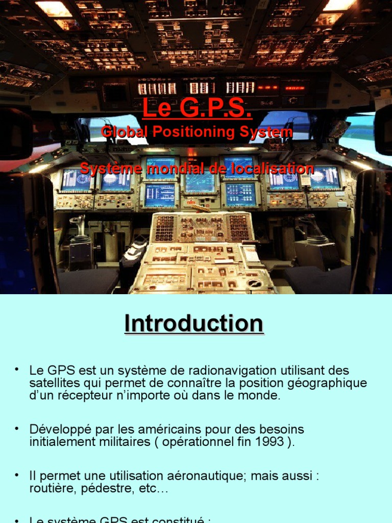 Cours Exposé GPS | PDF | Système de positionnement global | Satellite