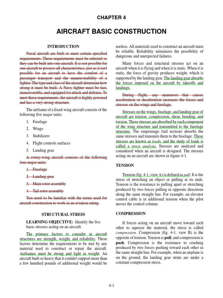 Aircraft Basic Construction 1 | Download Free PDF | Fuselage | Aircraft