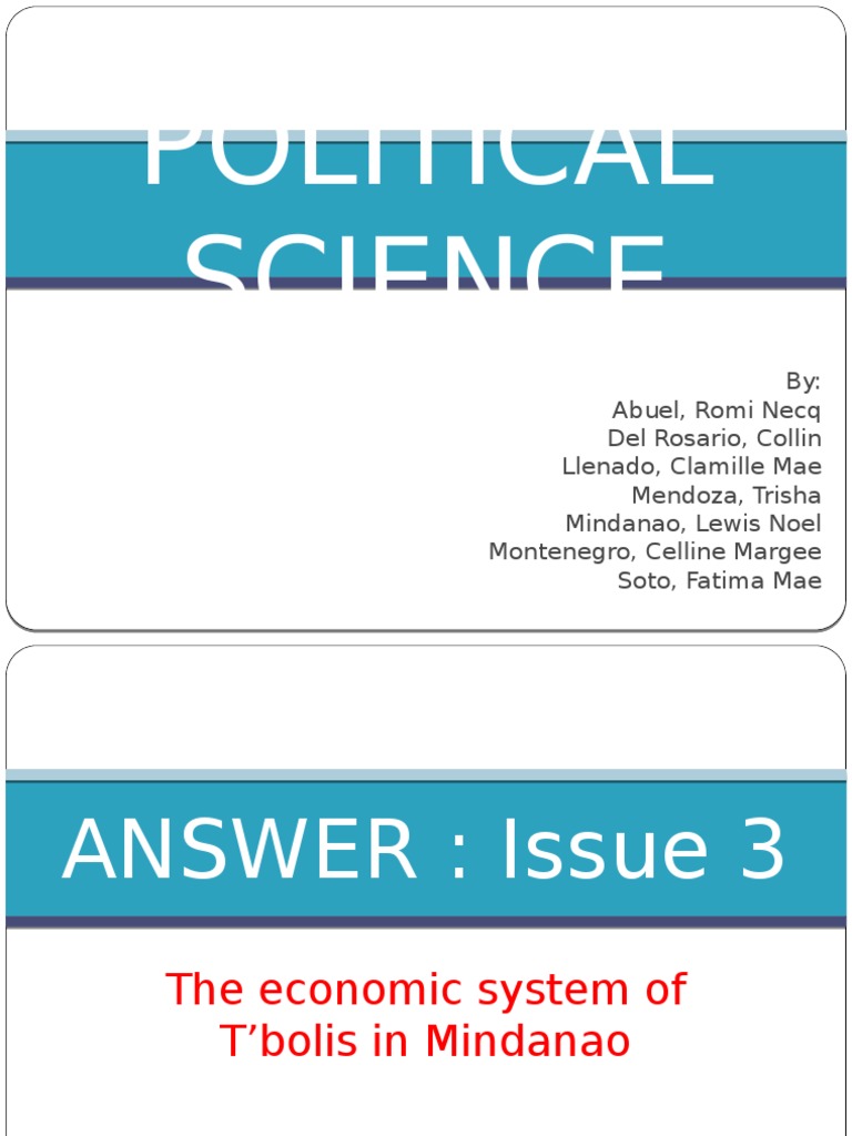 Political Science - Social Science 1 UPM | Science | Government