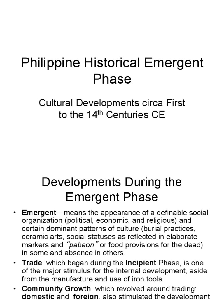 Philippine Historical Emergent Phase | PDF | Porcelain | Philippines