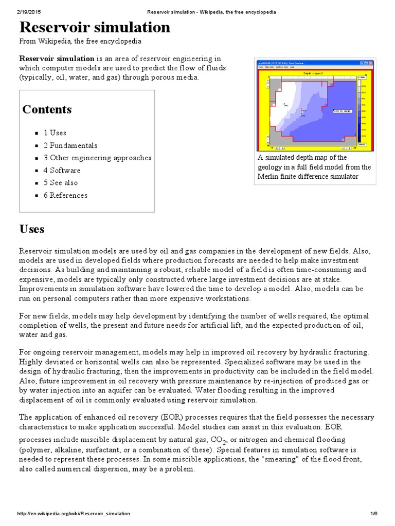 Fundamentals of Reservoir Simulation | PDF | Gases | Chemical Engineering Fundamentals of Reservoir Simulation | PDF | Gases | Chemical Engineering