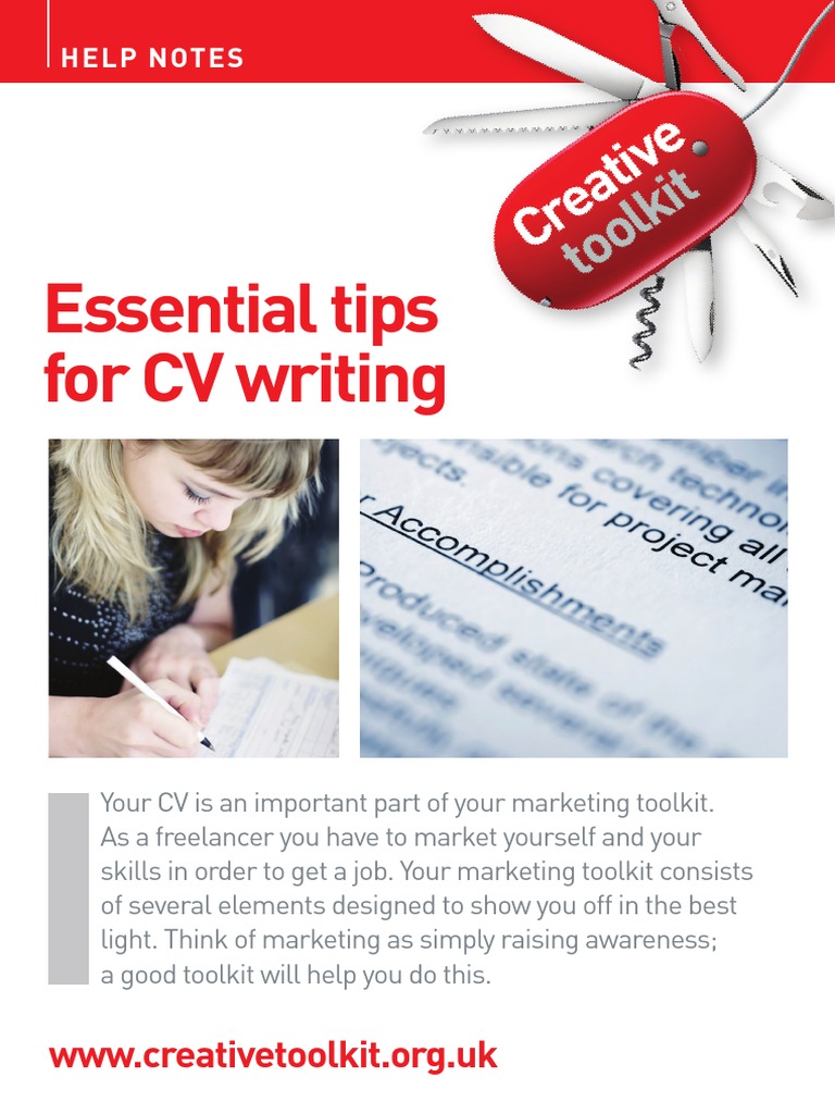 Creative Toolkit CV Writing A4 | PDF | Animation | Advertising
