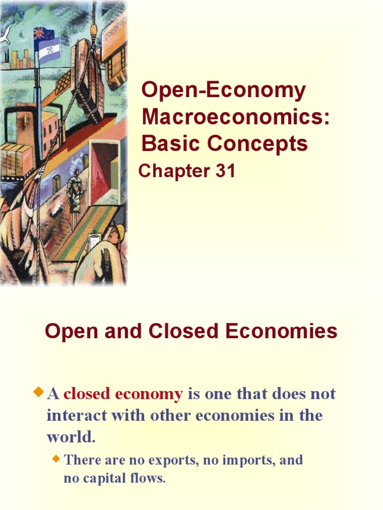 Lec-8B - Chapter 31 - Open-Economy Macroeconomics Basic Concepts | PDF ...