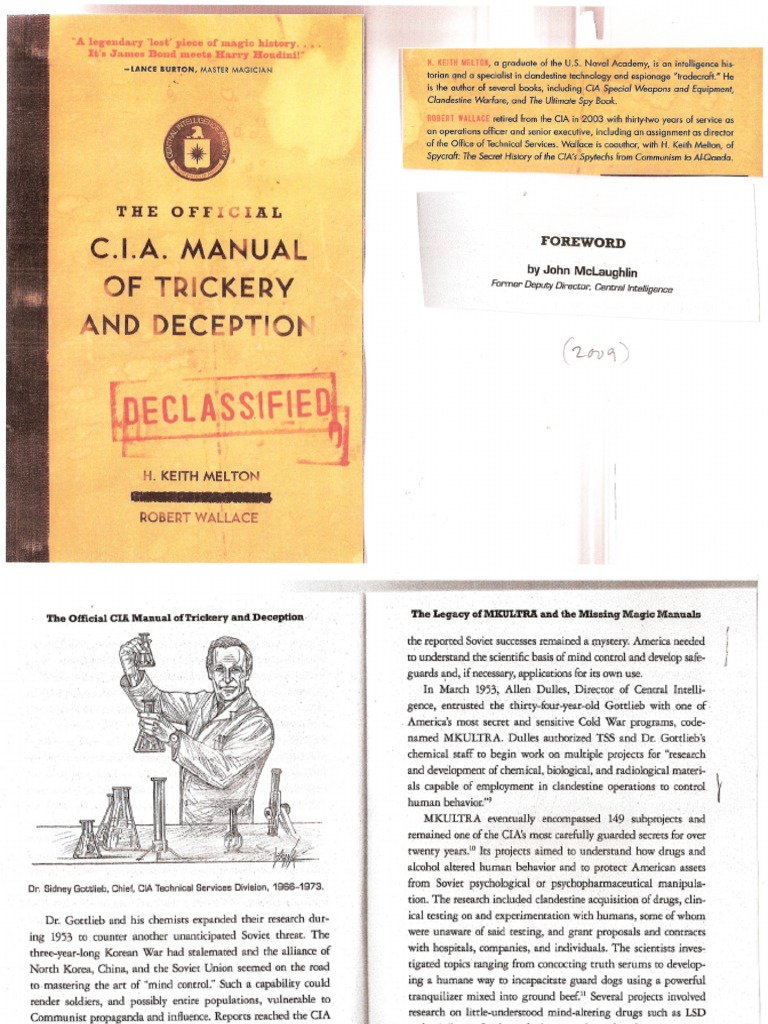 The Official CIA Manual of Trickery and Deception | PDF