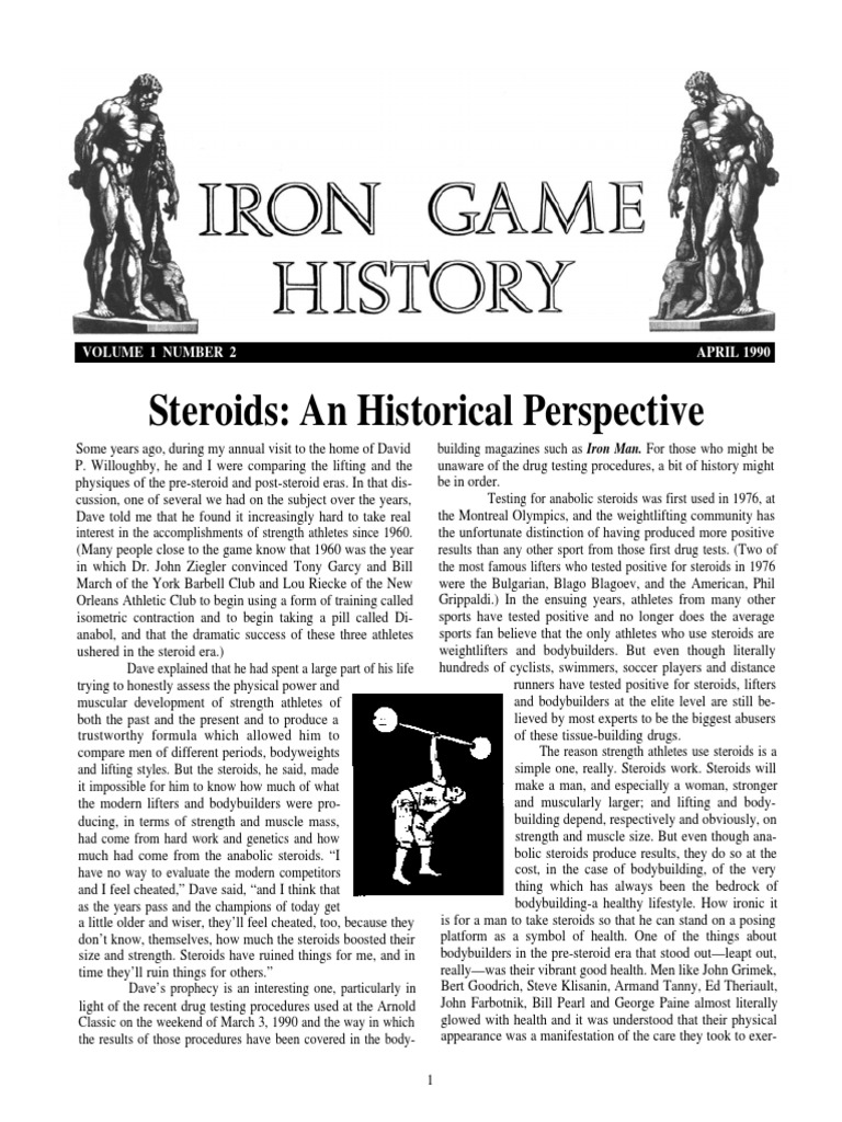 IRON GAME - History | PDF | Doping In Sport | Sports