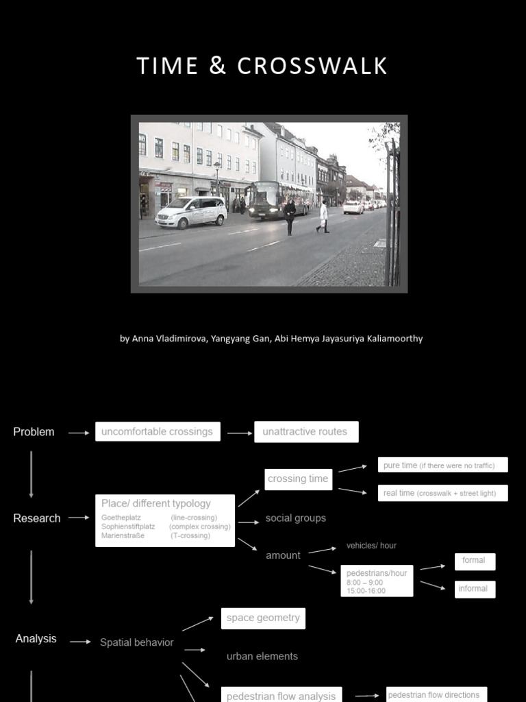 Time & Crosswalk | Download Free PDF | Pedestrian Crossing | Traffic