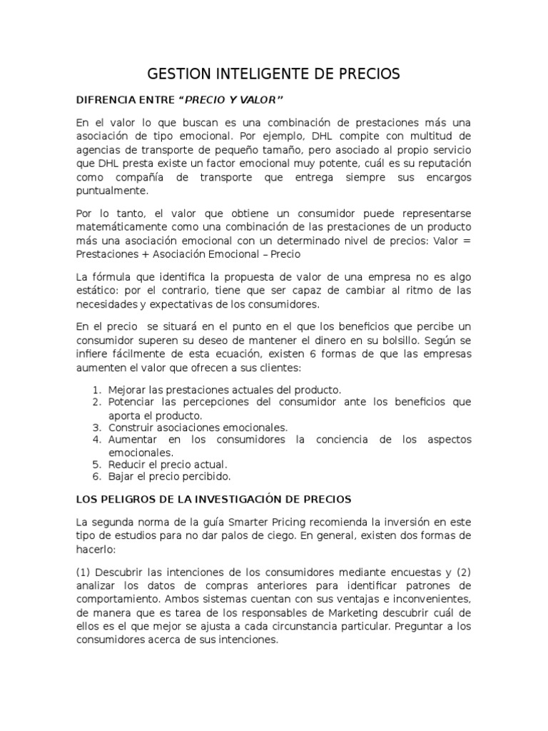 Resumen de Lectura Elefantes Azules | PDF | Precios | Producto (Negocio)