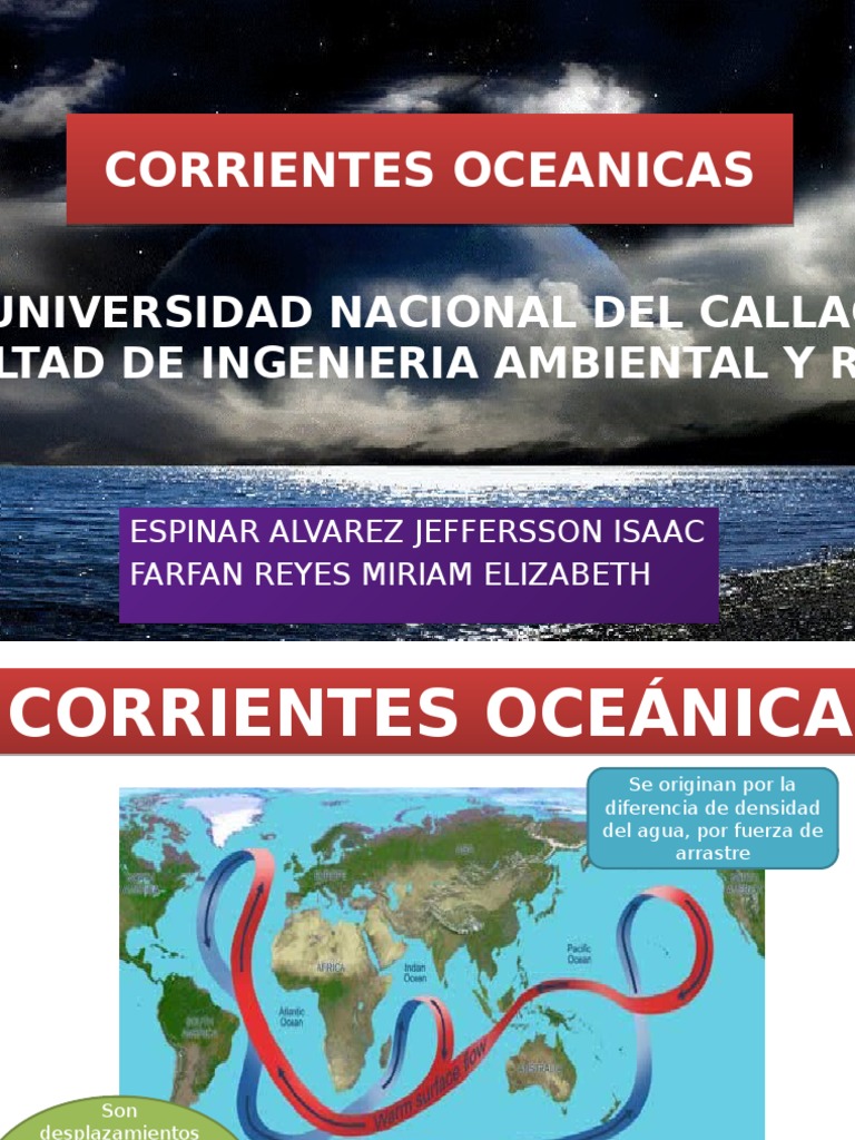 Corrientes Oceánicas: Tipos y Características | PDF | Marea | Velocidad ...
