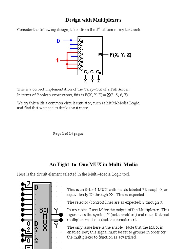 Active Low vs. Active High Decoders | PDF | Logic Gate | Electronic ...