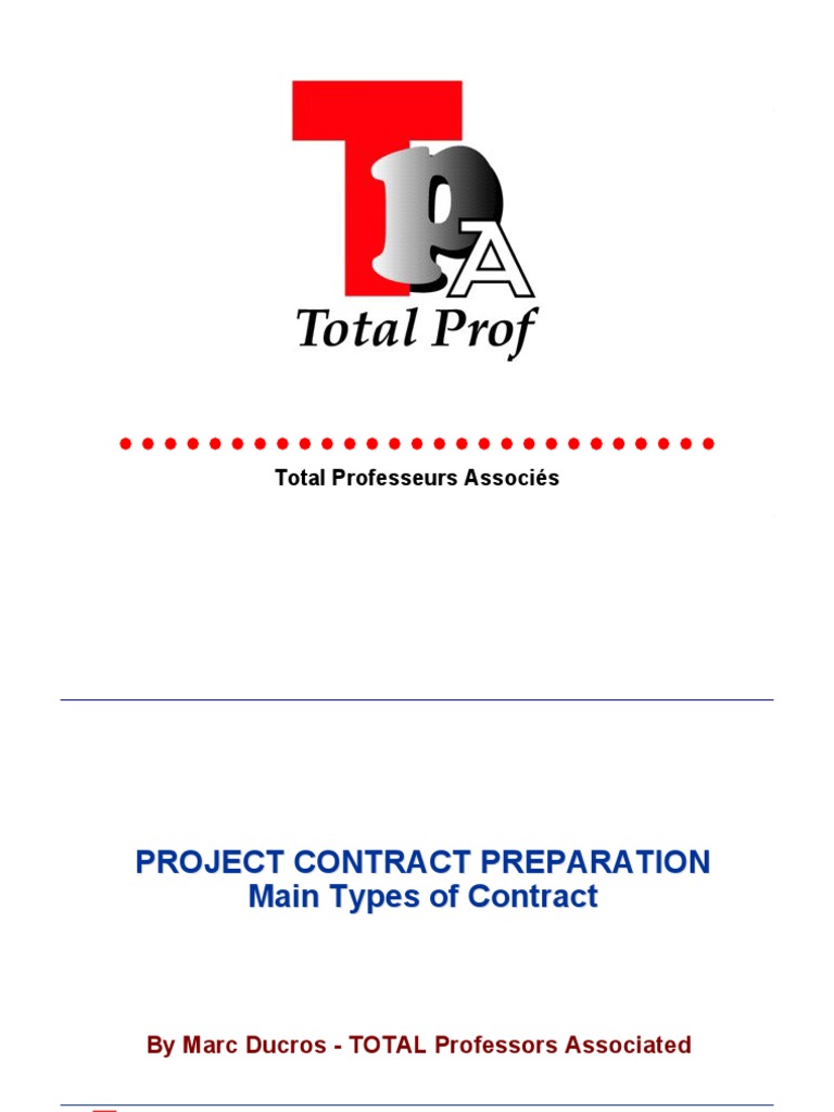 Contract Preparation | Download Free PDF | General Contractor | Project ...