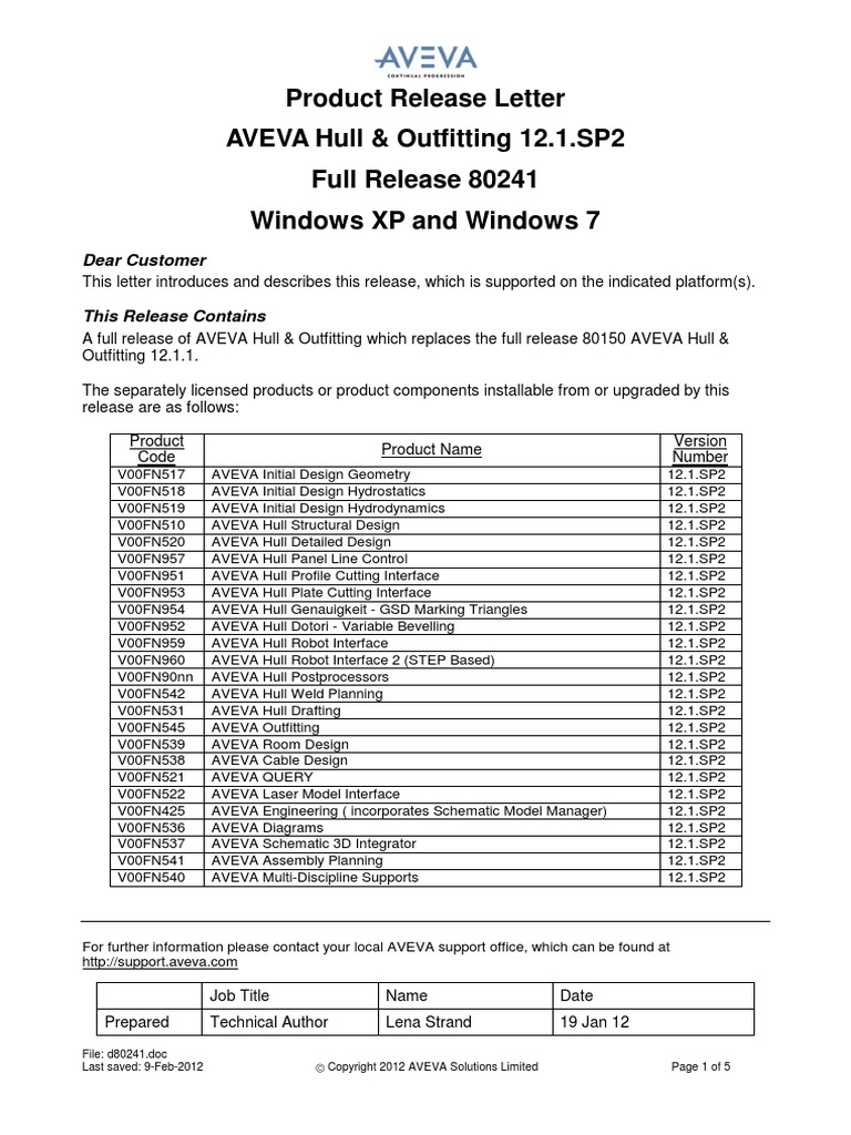 Aveva Marine Demo | PDF | Installation (Computer Programs) | Microsoft ...