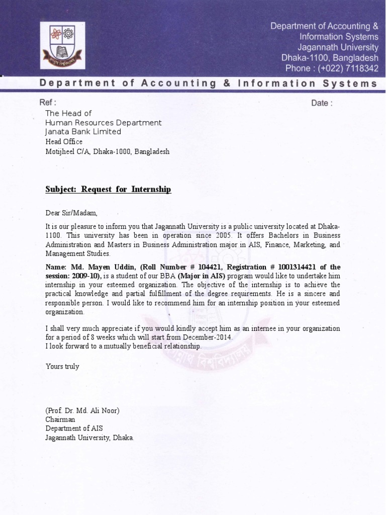 Forwarding Letter | PDF