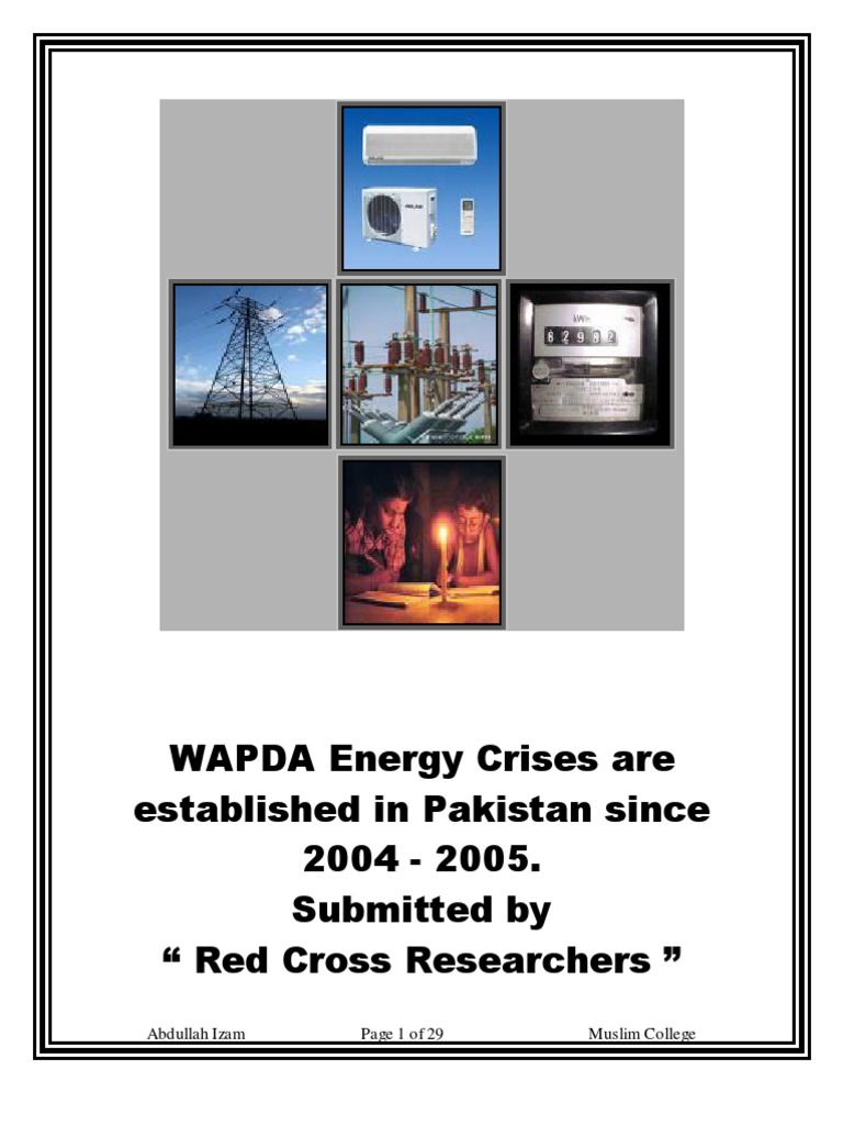 WAPDA's Electricity Crisis Analysis | PDF | Watt | Kilowatt Hour
