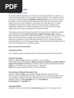Antimicrobial Spectrum Overview Guide | PDF