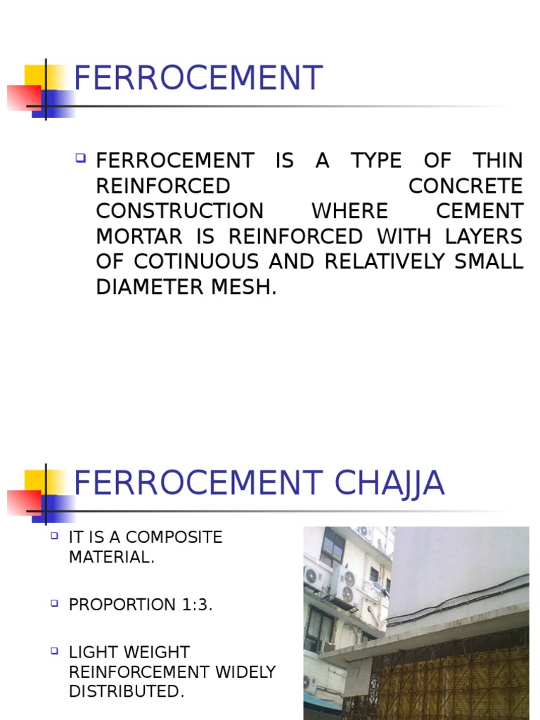 Ferrocement Procedure | PDF | Science & Mathematics | Technology ...