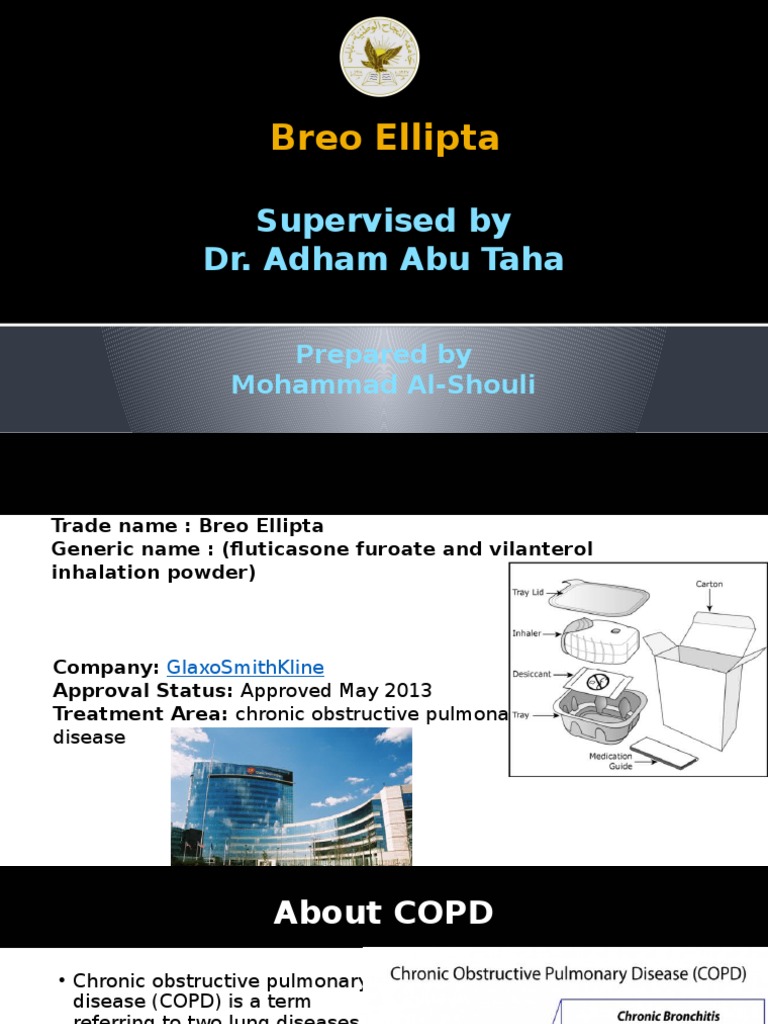 Breo Ellipta | Chronic Obstructive Pulmonary Disease | Asthma