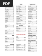 Topgolf Drink Menu with Prices | PDF | Anheuser Busch Brands | Drink