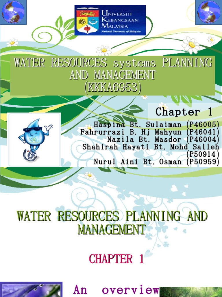 Water Resources Planning Overview | PDF | River | Sustainability