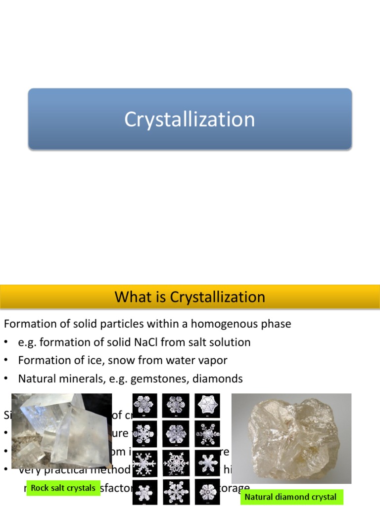 Crystallization | PDF | Crystallization | Nucleation