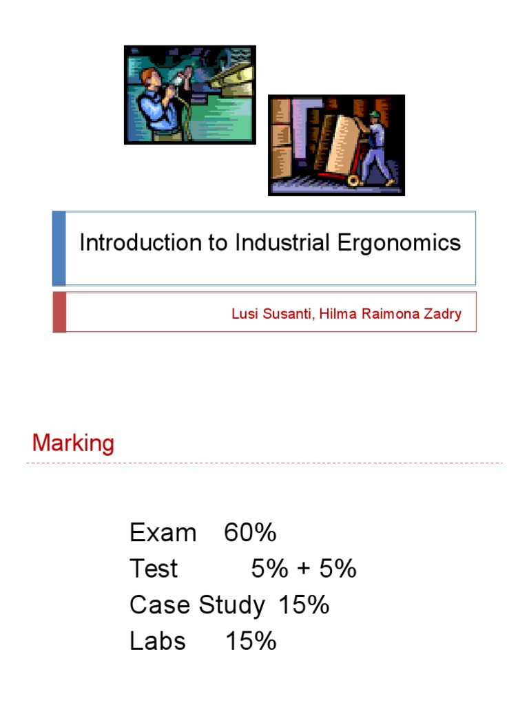 Introduction To Industrial Ergonomics | PDF | Chair | Human Factors And ...