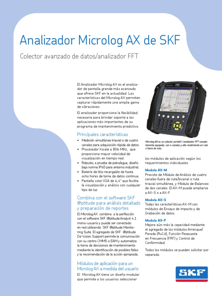 Microlog AX ES | PDF | Software | Electrónica