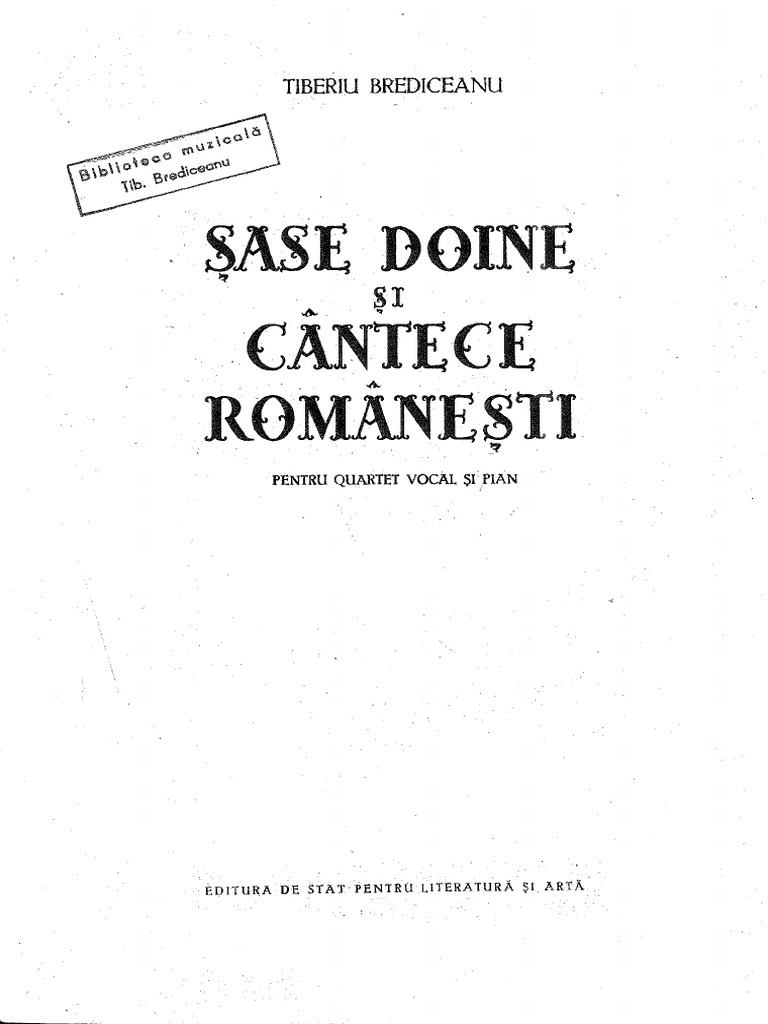 Sase Doine Romanesti | PDF