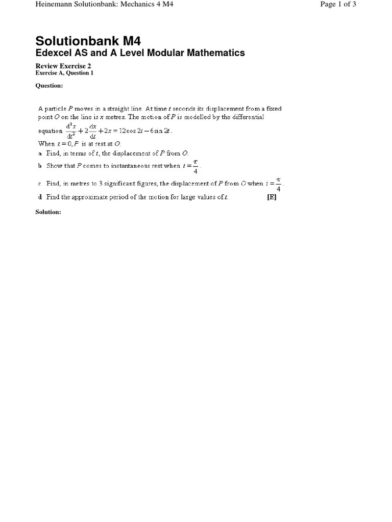 M4 - Review Excerise 2 | PDF | Technology & Engineering