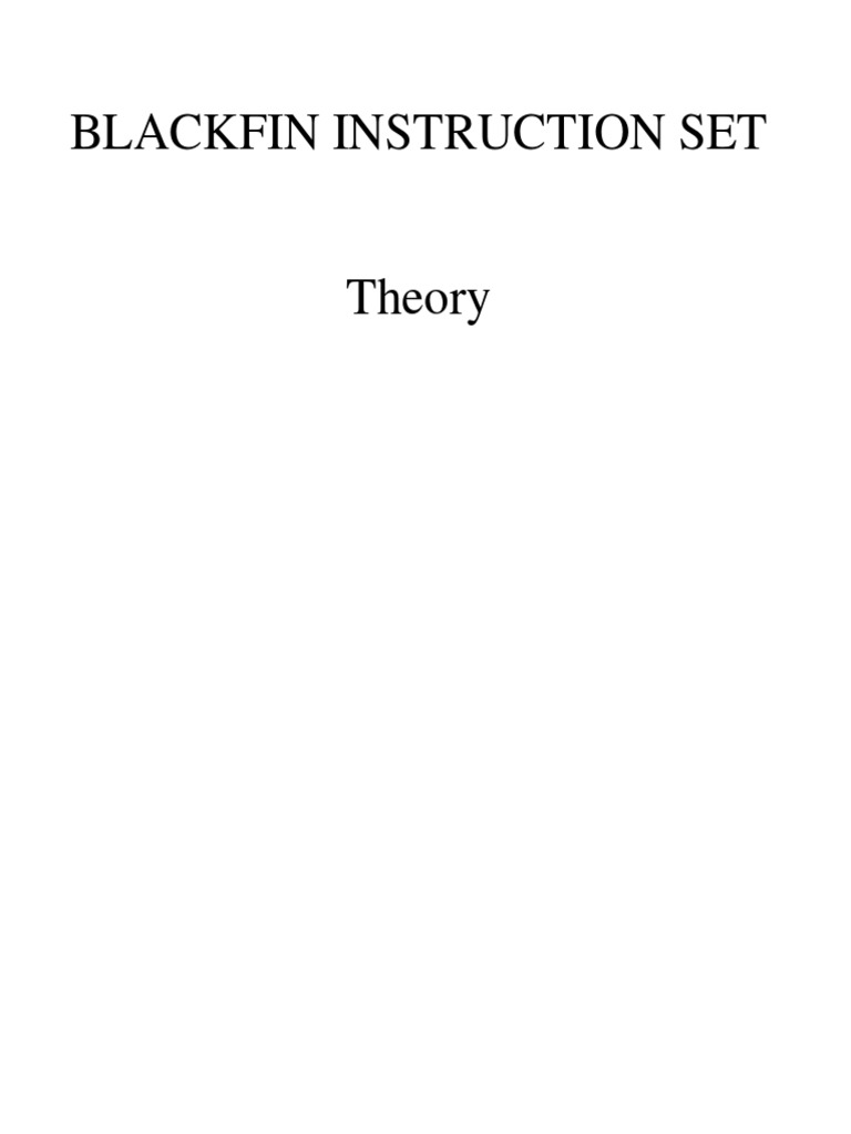 Instruction Set | PDF | Pointer (Computer Programming) | Digital Technology
