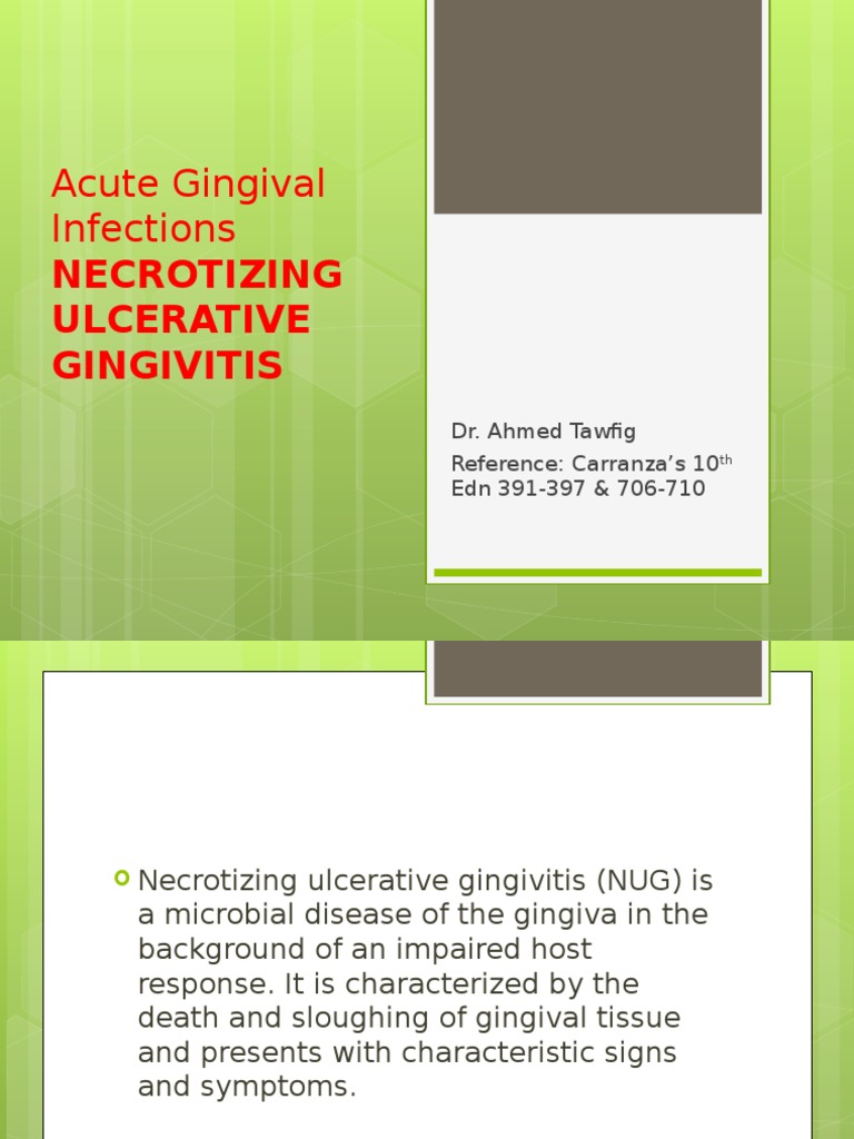 Acute Gingival Infections | PDF | Diseases And Disorders | Mouth