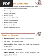 Types or Classification of Automobile (Notes & PDF) | PDF | Car ...