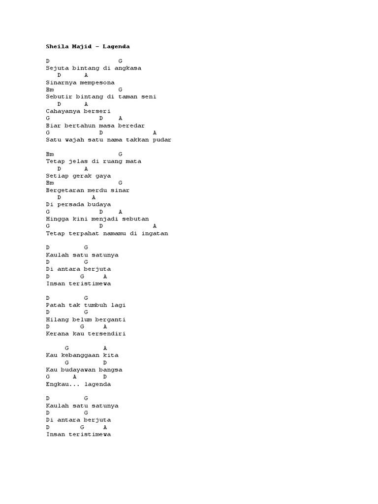 Sheila Majid Lagenda | PDF | Seni | Gaya Hidup