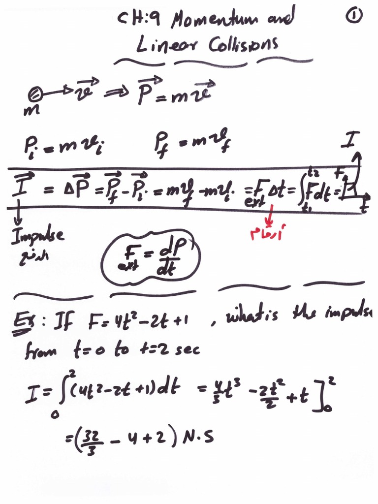 Ch-9 Linear Momentum and Collisions | PDF | Foreign Language Studies ...