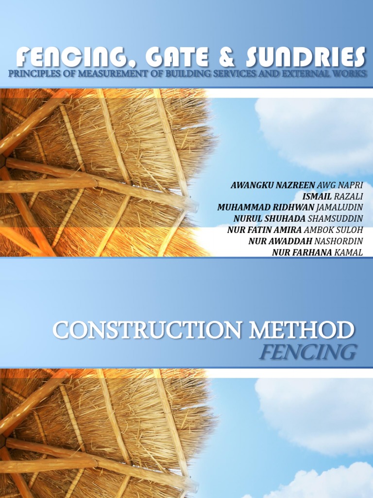 Gate & Fencing | PDF | Building Engineering | Nature