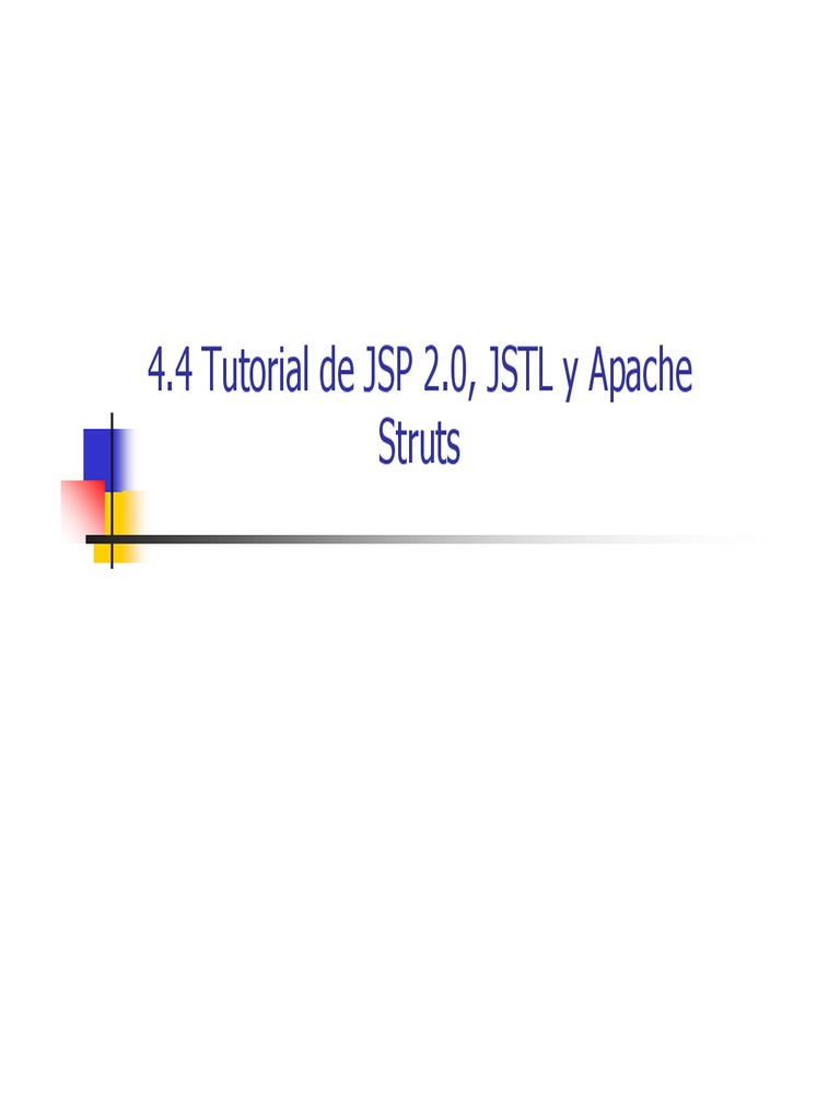 4.4 Tutorial de JSP 2.0, JSTL y Apache | PDF | Páginas del servidor Java | Hojas de estilo en ...