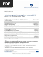 Guideline Good Pharmacovigilance Practices GVP Module Xvi Risk ...