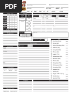 Talislanta 5E Character Sheet | PDF