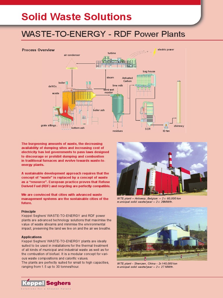 Keppel Seghers Waste-to-Energy PDF | PDF | Boiler | Waste