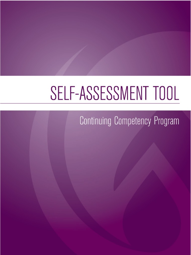 Self-Assessment Tool | PDF | Competence (Human Resources ...