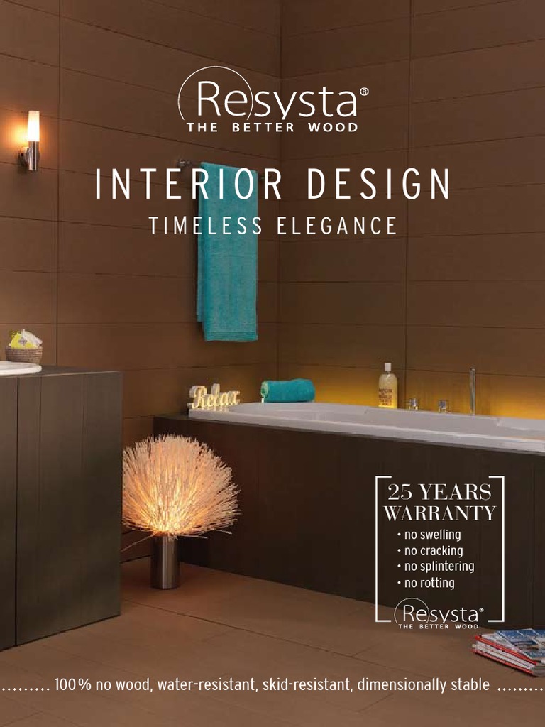 Resysta Interior Design NA Brochure PDF | PDF | Wood | Adhesive