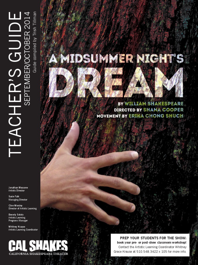 Teaching A Midsummer Night's Dream Guide | PDF | A Midsummer Night's Dream