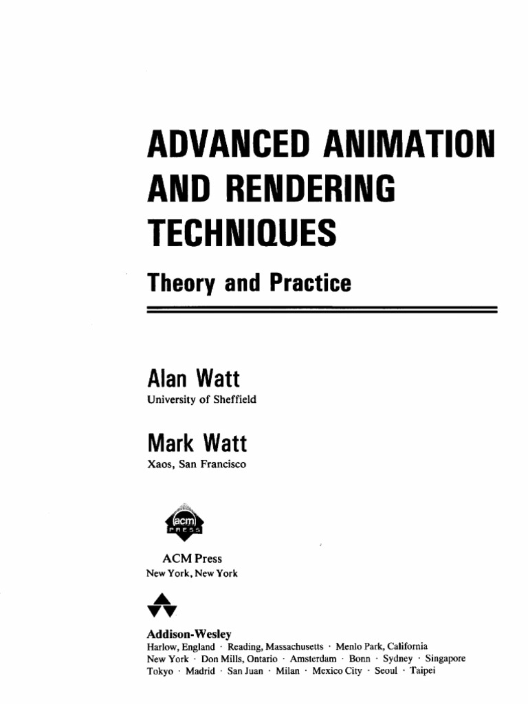 Advanced Animation and Rendering Techniques | Download Free PDF | Rendering (Computer Graphics ...