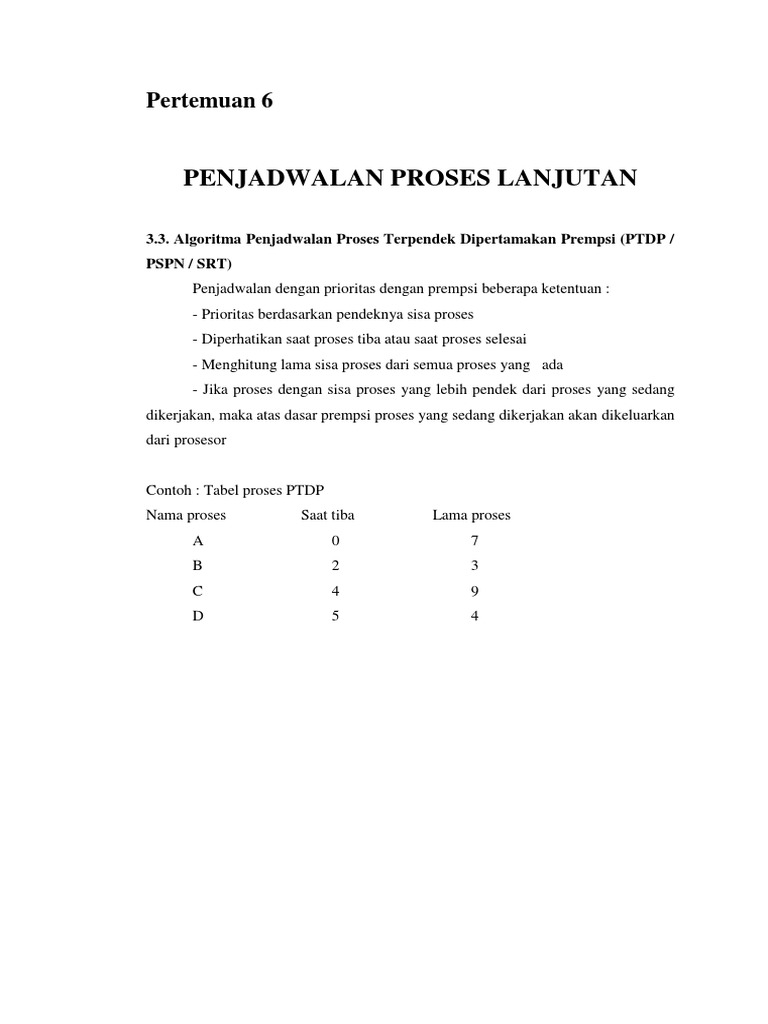 SO Pertemuan6 | PDF