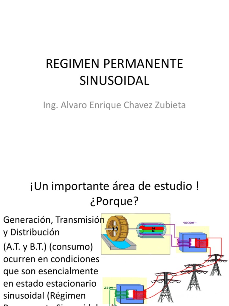 Regimen Permanente Sinusoidal | PDF | Onda sinusoidal | Olas