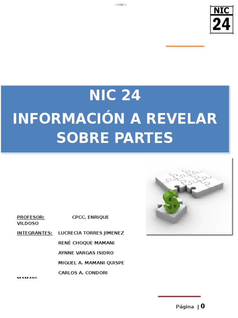 Nic 24 | PDF | Beneficio (economía) | Estado financiero