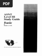 ASNT Level-3 Basic Study Guide With Q&A | PDF